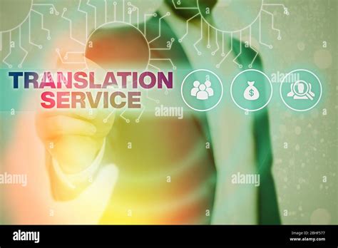 Handwriting Text Translation Service Conceptual Photo The Equivalent Target Language From The