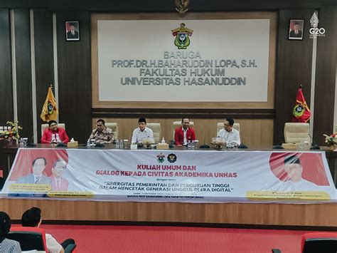 kuliah umum muhamad mardiono di universitas hasanudin dewan pertimbangan presiden wantimpres