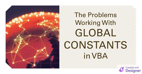 Mike Wolfe On Linkedin Five Problems Working With Global Constants In Vba