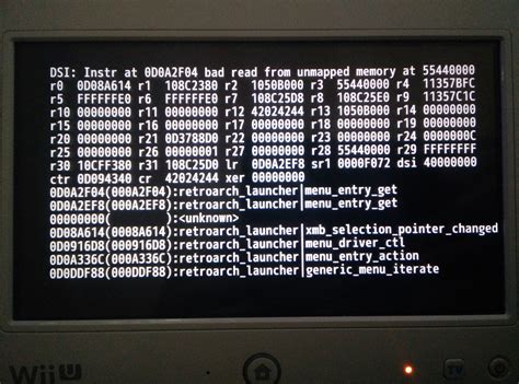 [wii U] Black Screen Or Dsi Upon Loading A Second Content · Issue 6025 · Libretro Retroarch