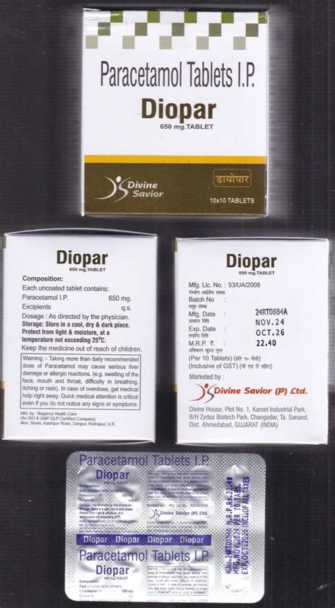 Paracetamol Tablets 650mg At ₹ 22 40 Strip In Ahmedabad Id 2857462326188