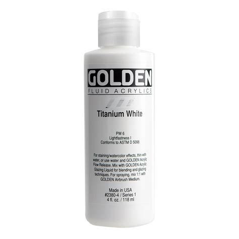 Fluid Acrylic Titanium White 738797238046
