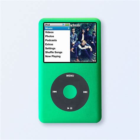 Green Ipod Classic 7th Gen Upgraded Sdxc Personalised Media Player Playermods