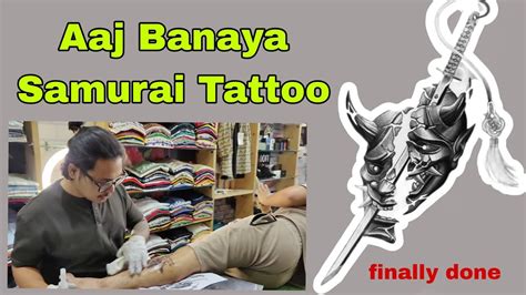 Dhruv Ne Banwaya Aaj Apna Ek Pahla Tattoo Video Puri Dekho Maja Aa