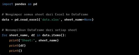 Aris Ihwan On Linkedin Bahasa Python Import Excel Ke Data Frame