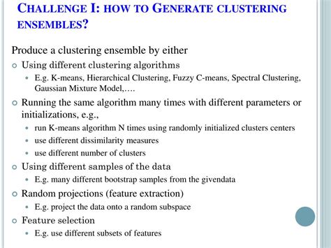 Ppt Ensemble Clustering Powerpoint Presentation Free Download Id