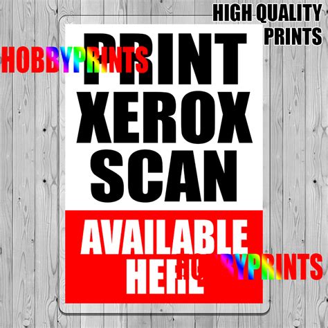 Print Xerox Scan Signage Laminated Sign Shopee Philippines