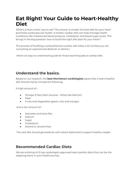 Ppt Eat Right Your Guide To Heart Healthy Diet Powerpoint Presentation Id12845643