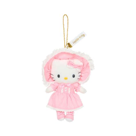 산리오 헬로 키티 프릴 마스코트 홀더 Sanrio Kream