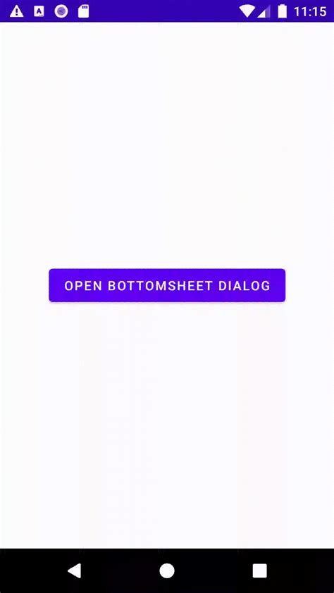 Bottom Sheet Dialog 구현하기