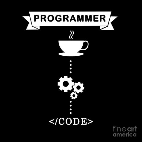 Programmer Turn Coffee Into Code Digital Art By Eq Designs Pixels