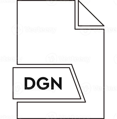 Dgn File Format Icon Spacing In Objects 66500309 Png