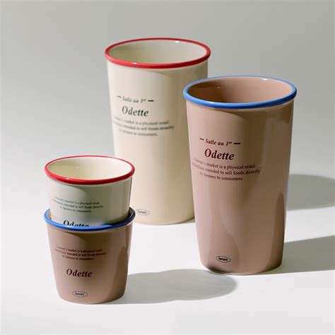 머그컵 오데뜨 감성 홈카페 레터링 도자기 컵 세라믹컵 페이퍼컵 오늘의집 쇼핑