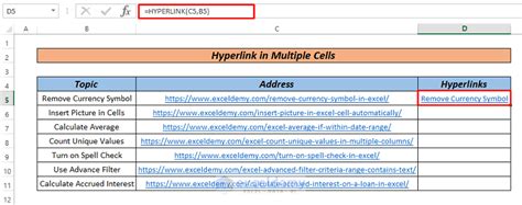 How To Hyperlink Multiple Cells In Excel 3 Ways Exceldemy
