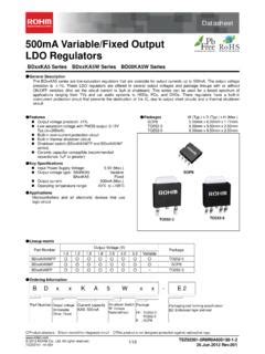 MA Variable Fixed Output LDO Regulators Ma Variable Fixed Output Ldo Regulators Pdf