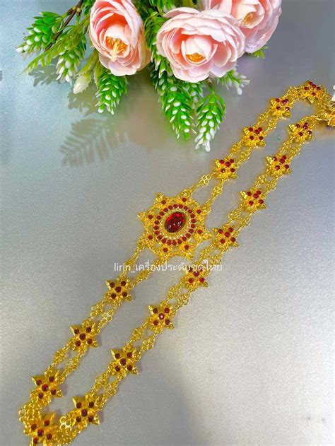 สร้อยคอพร้อมต่างหูสีเงินรมดำ เครื่องประดับล้านนา เครื่องประดับชุดไทย เครื่องประดับอีสาน