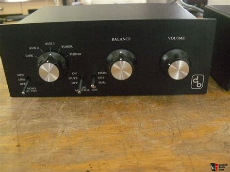 Db Systems Precision Preamp Model Db 1a And Its Db 2a Power Supply