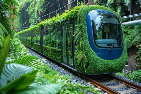 Premium Photo Ecofriendly Transportation Navigating Towards A Sustainable Future