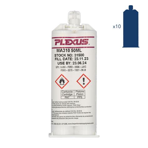 Itw Plexus Ma310 Methacrylate Adhesive Cream 50ml Alsco Ltd