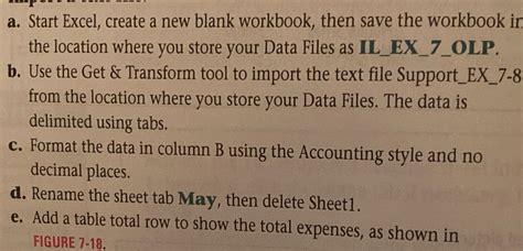 Solved A ﻿start Excel Create A New Blank Workbook Then