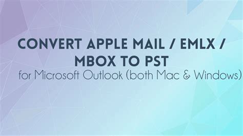 Export Mac Mail To Outlook 2016 By Directly Converting ‘mail Folder To