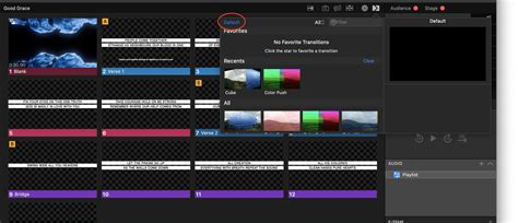 Using Transitions In ProPresenter Renewed Vision