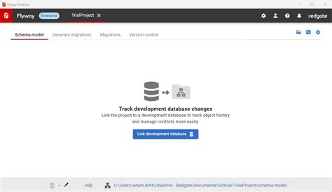 Quickstart Starting A Trial In Flyway Desktop Flyway Product