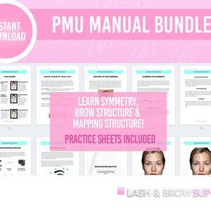 Microblading Manual Brow Mapping Microshading Manual Combo Brow Mapping Practice