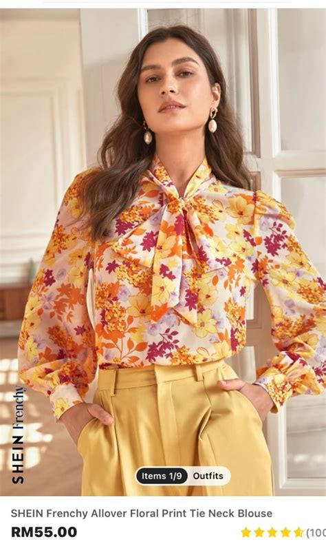 Shien Womens Fashion Tops Blouses On Carousell