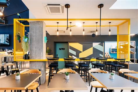 D8 Hotel On Behance Cafeteria Design Office Space Design Office