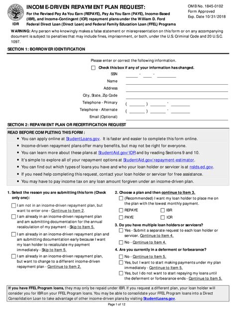Idr Form Fill Out And Sign Online Dochub