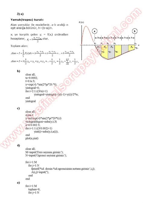 Algoritma Ve Programlama Final Soruları Ve Cevapları Sayfa Vize ve Final Soruları