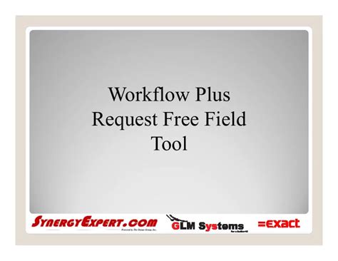 Ppt Workflow Plus Request Free Field Tool Features Additional Free Powerpoint Presentation
