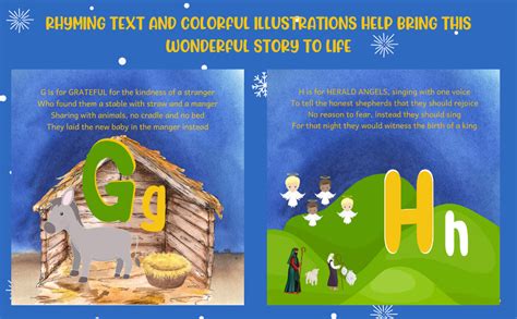 Abc Nativity Story Book A Rhyming Christian Christmas Alphabet Book
