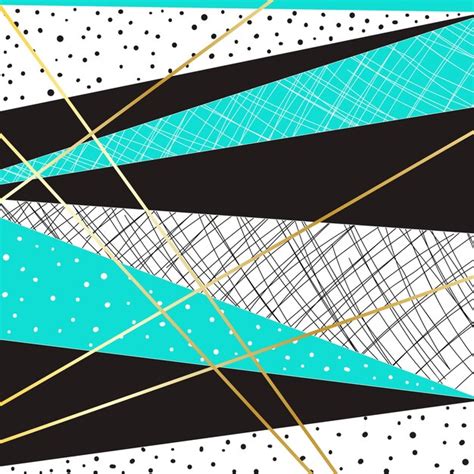 Premium Vector Abstract Colorful Geometric Pattern With Triangles Lines Dots Hathcing And