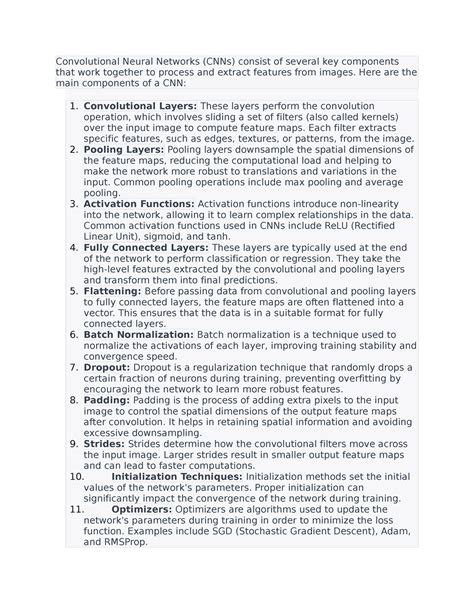 Convolutional Neural Networks Detail Convolutional Neural Networks