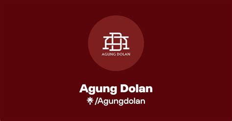 Agung Dolan Instagram Facebook Tiktok Linktree