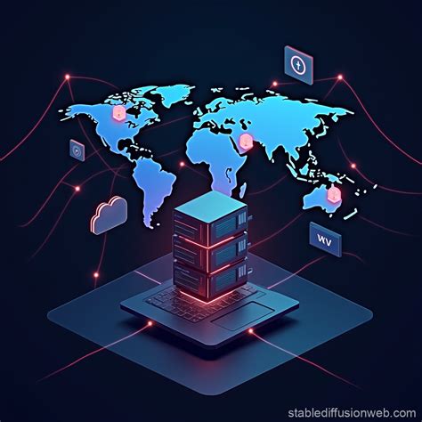 Create An Image Showing A Highly Secure Server Environment Protected By