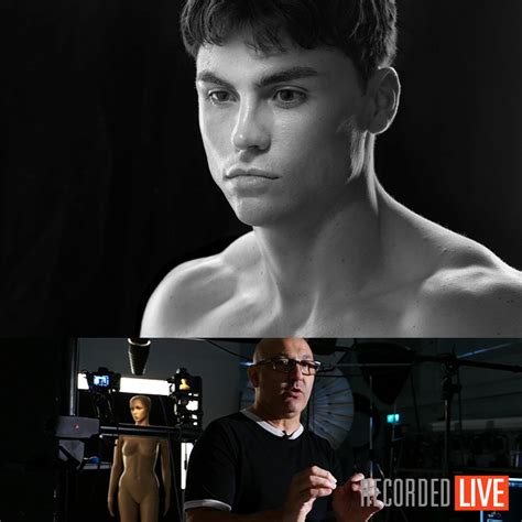 Male Rim Lit Portraiture Visual Education