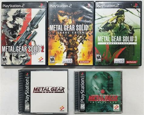 Metal Gear Solid Games Playstation 2 Ps2 Tested Ebay