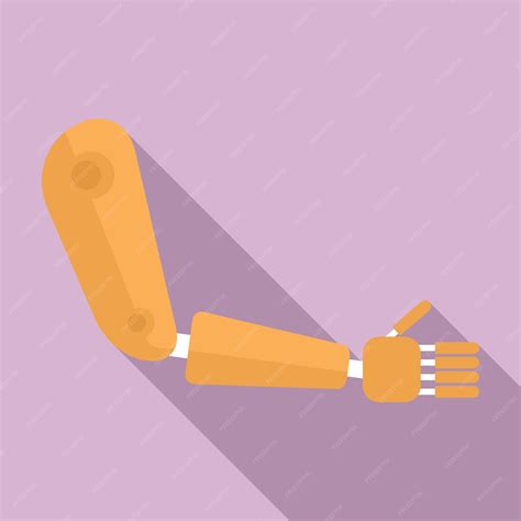 Premium Vector Artificial Limbs Icon Flat Illustration Of Artificial