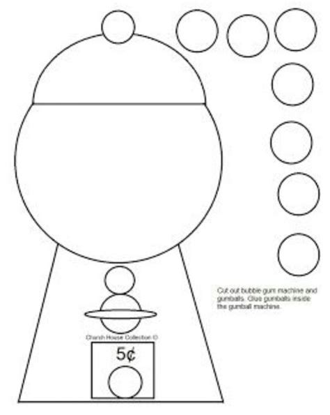 Felt Gumball Machine Pattern