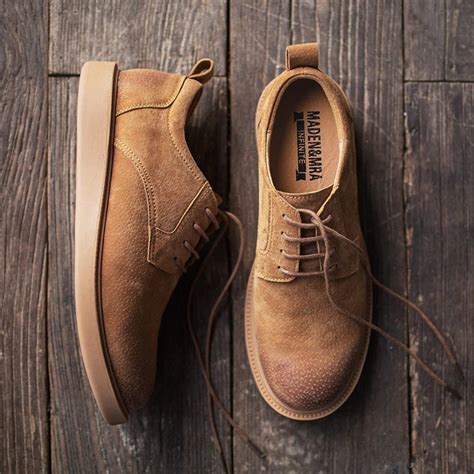 Mens Casual Spring Autumn Breathable Leather Oxford Work Shoes