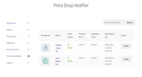 Woocommerce Price Drop Notifier Product Price Drop Alerts By Devdiggers