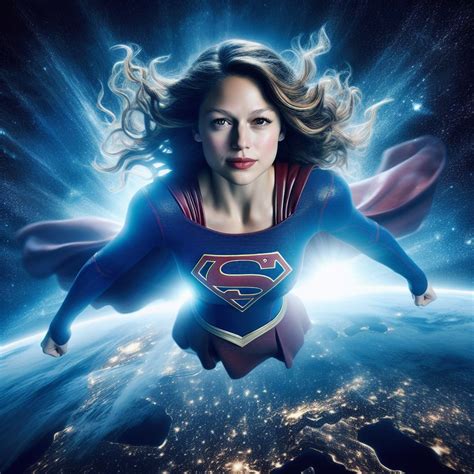 Supergirl Mlissa Benoist In Space By Gardenia76 On Deviantart