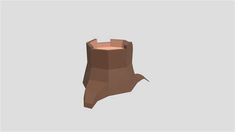 Tree Trunk Low Poly 3d Model By Saucilee [11f903a] Sketchfab