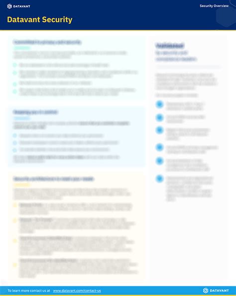 Datavant Security Overview Datavant