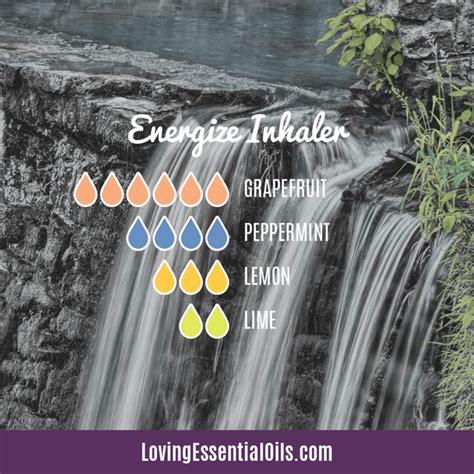 7 Essential Oil Recipes For Energy Diy Aromatherapy Inhalers