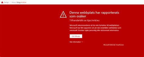 Solved Smartscreen Error When Using Edge For My Site For Some Reason