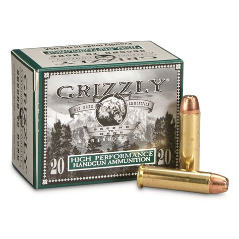 Grizzly Cartridge Co Cowboy Action Ammo 357 Magnum Jhp 148 Grain